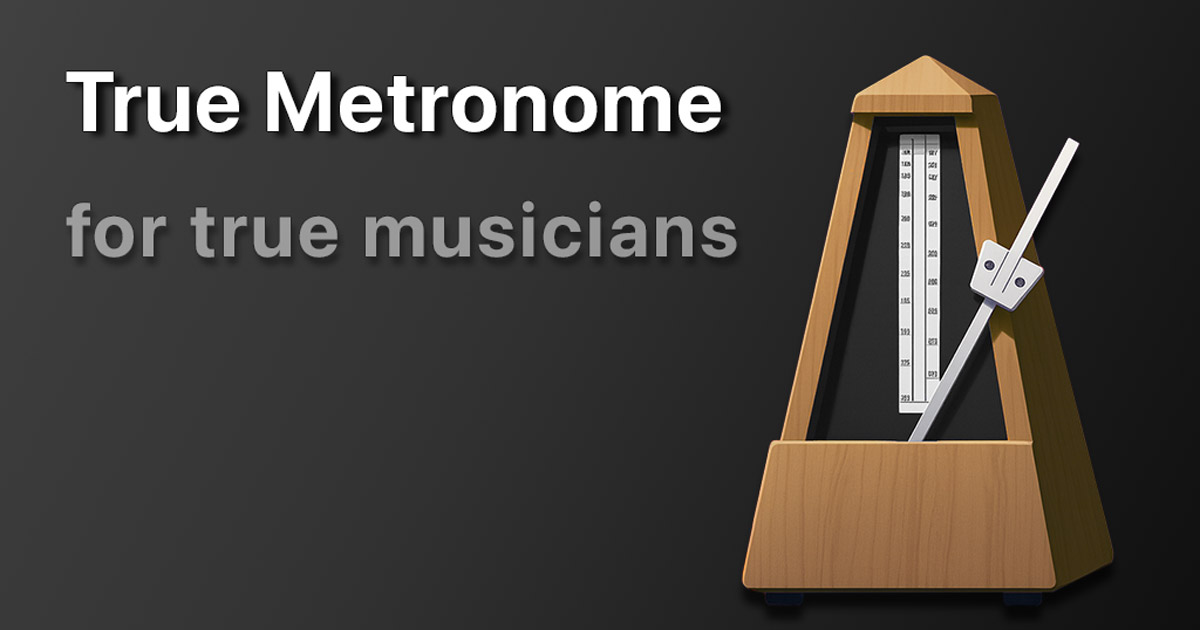 True Metronome – Free Metronome App for iPhone, Mac & Android